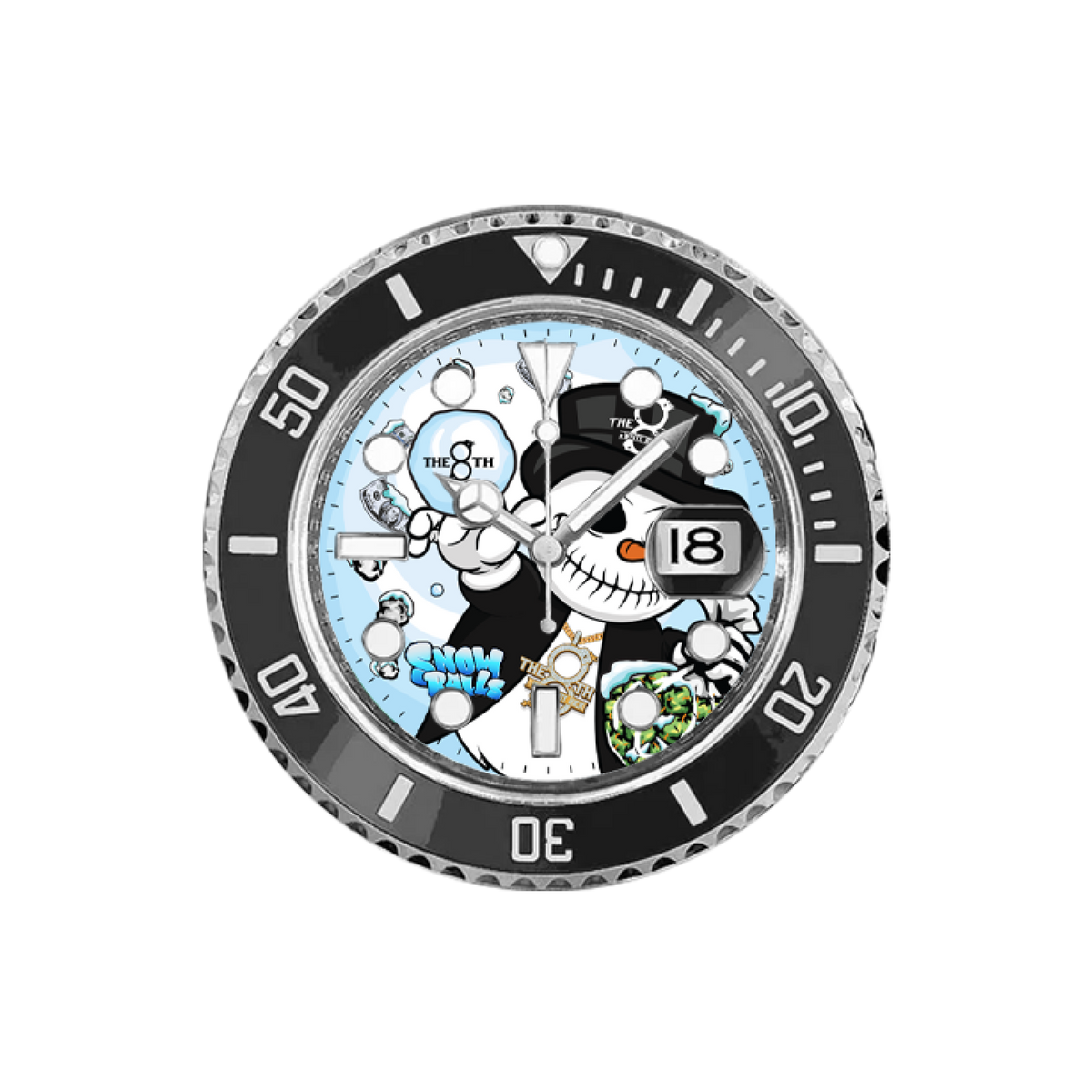 Limited Wall Clock - Snowballs Edition – The 8th By White Boy Rick